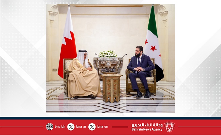 Foreign Minister meets leader of the new Syrian administration following HM King’s directives